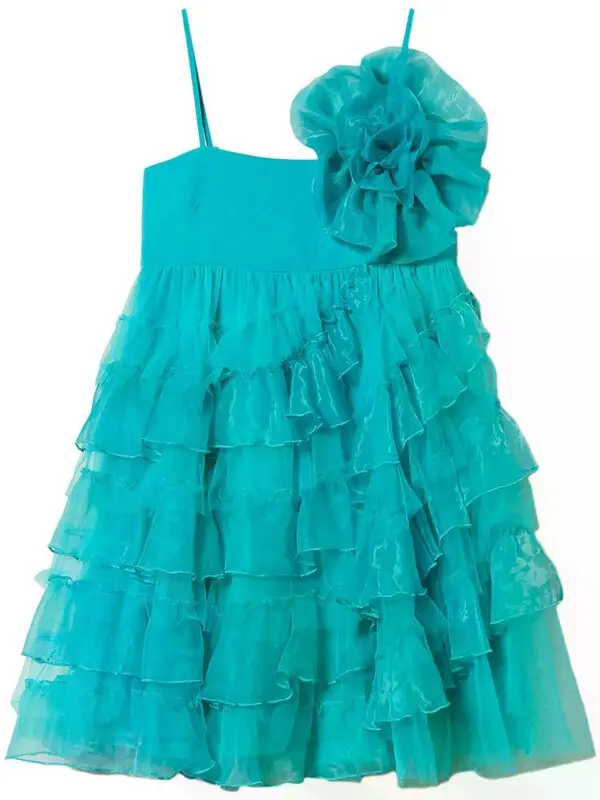 TWINSET Tulle Organza Minidress - Green