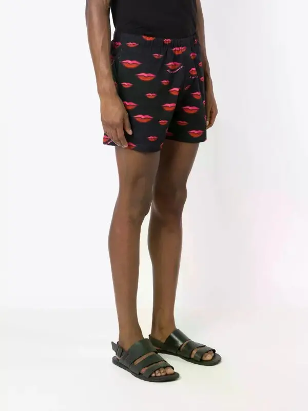 AMIR SLAMA Printed Cotton Shorts