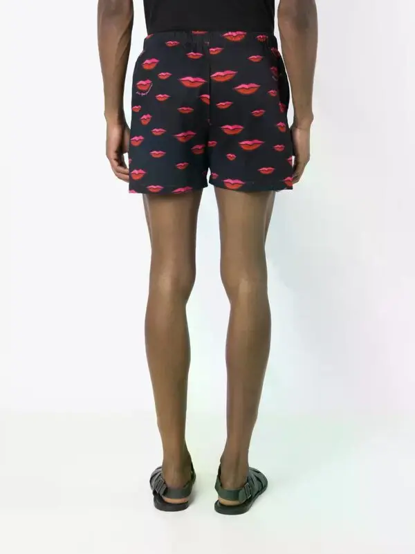 AMIR SLAMA Printed Cotton Shorts