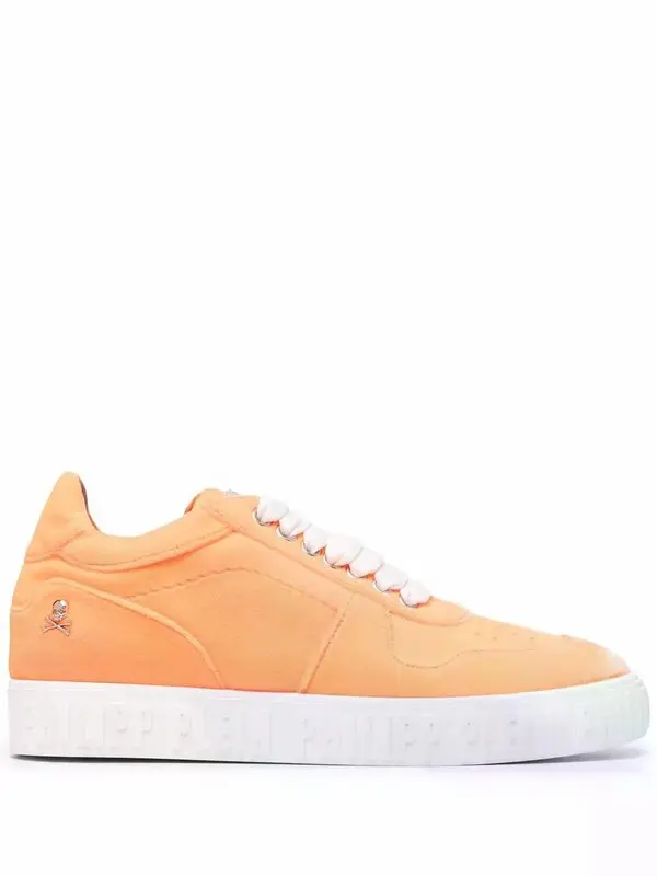 Philipp Plein King Power Velvet Sneakers