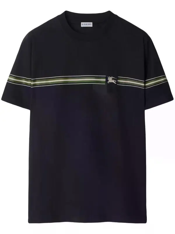 Burberry Striped Cotton T-shirt