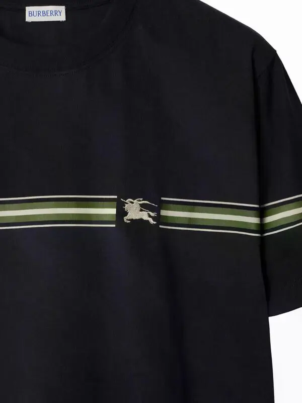 Burberry Striped Cotton T-shirt