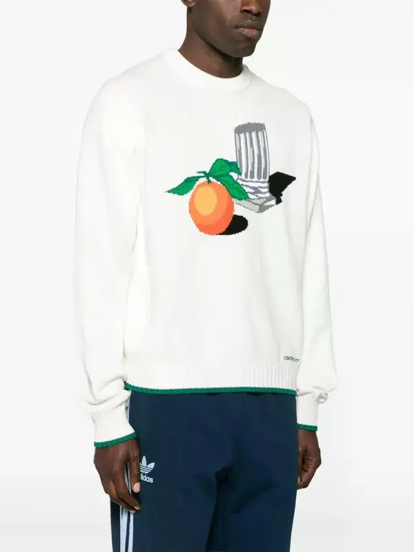 Casablanca Intarsia-knit Sweater