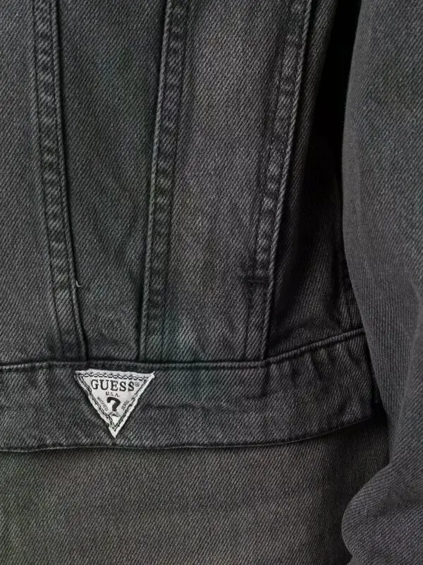 Guess Logo-patch Denim Jacket
