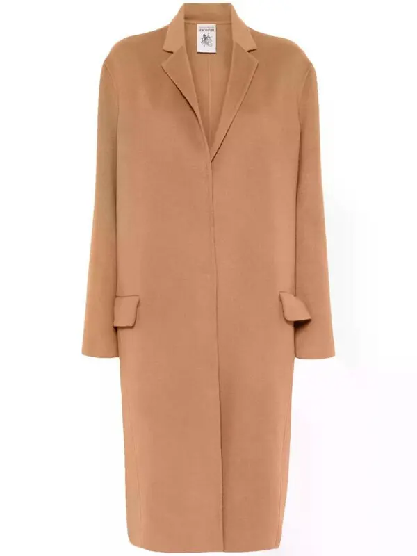 SEMICOUTURE Brushed Wool Coat