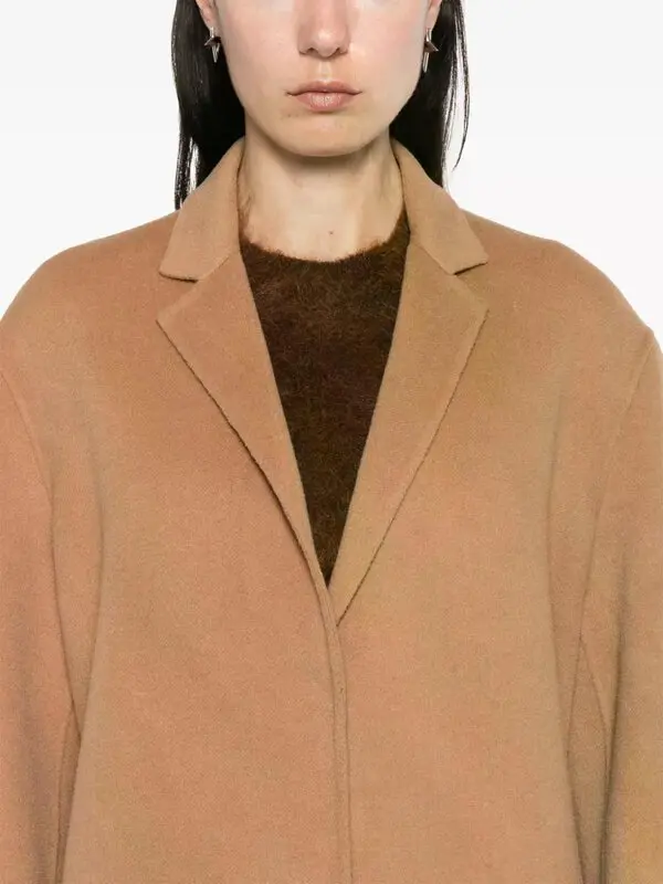 SEMICOUTURE Brushed Wool Coat