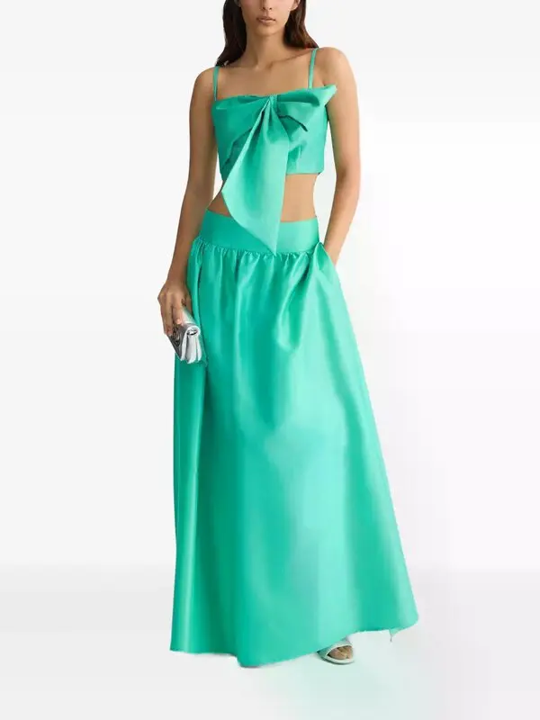 Liu Jo Bow Detail Cropped Top