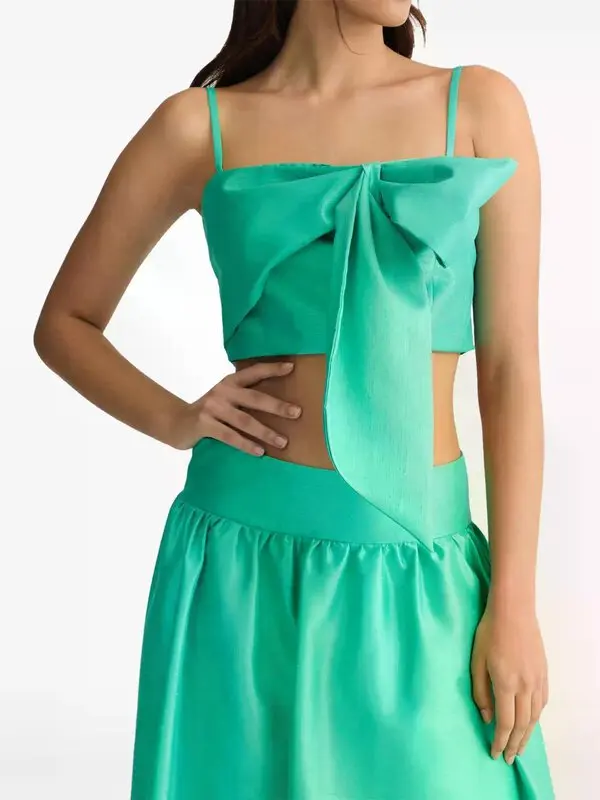 Liu Jo Bow Detail Cropped Top