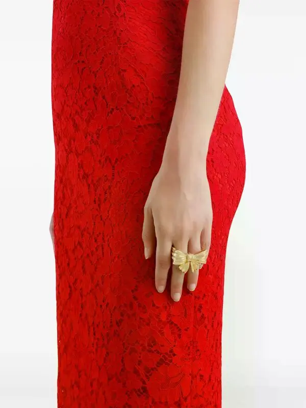 Dolce & Gabbana Midi Floral-lace Dress