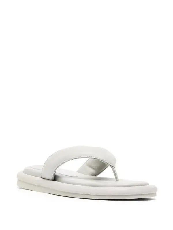 GIABORGHINI Padded Leather Flip-flops