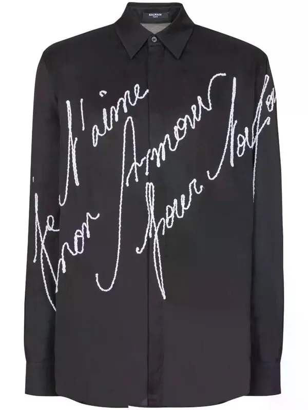 Balmain Embroidered-design Shirt