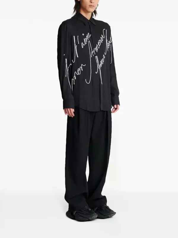 Balmain Embroidered-design Shirt