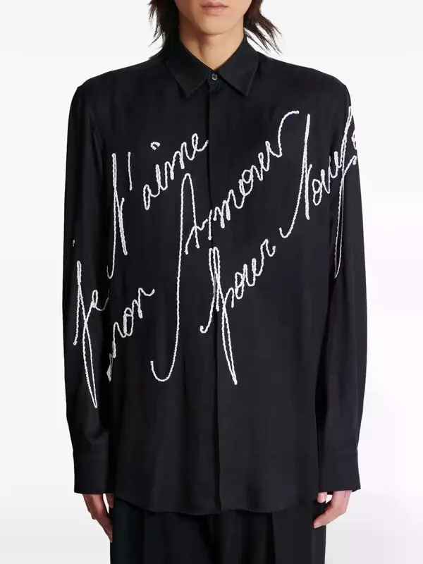Balmain Embroidered-design Shirt