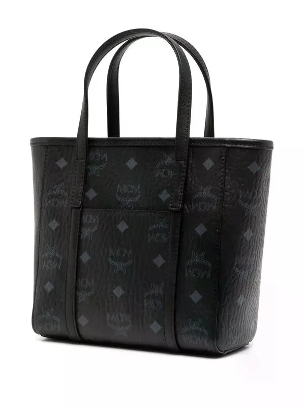 Mcm Mini Aren Tote Bag - Black