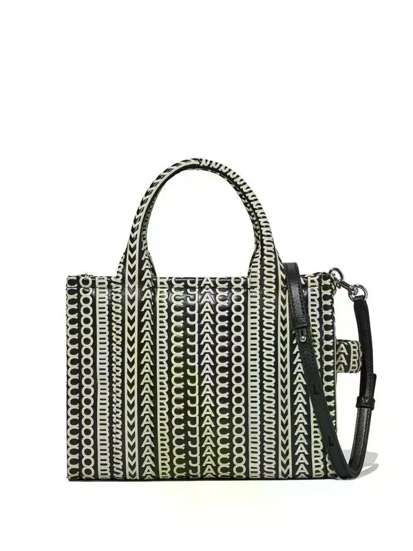 Marc Jacobs The Monogram Leather Small Tote Bag - Black