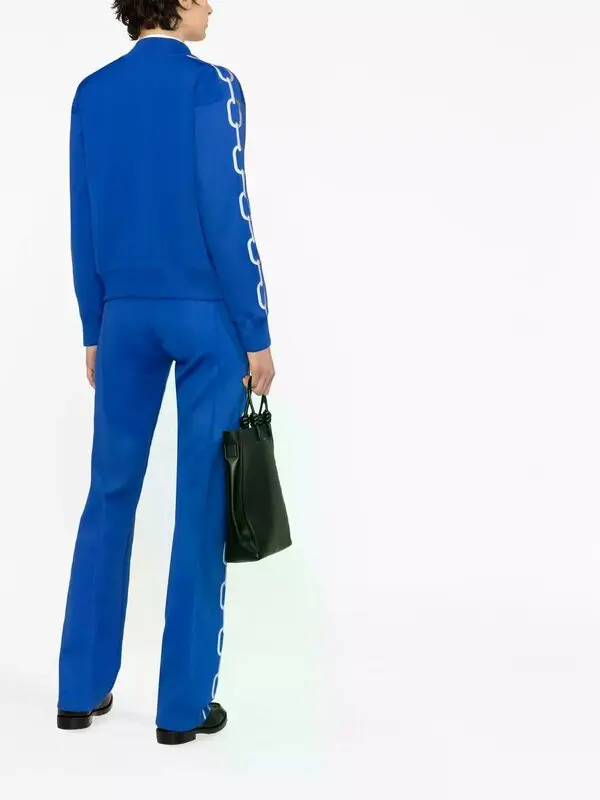 Burberry Chain-print Zipped Track Jacket