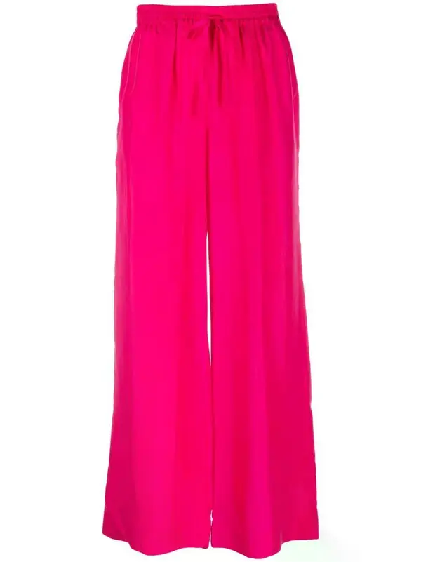 P.a.r.o.s.h Wide-leg Silk Drawstring Trousers