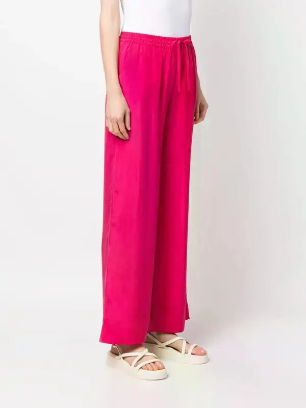 P.a.r.o.s.h Wide-leg Silk Drawstring Trousers
