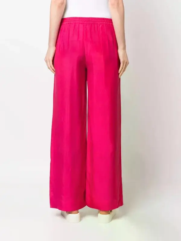 P.a.r.o.s.h Wide-leg Silk Drawstring Trousers
