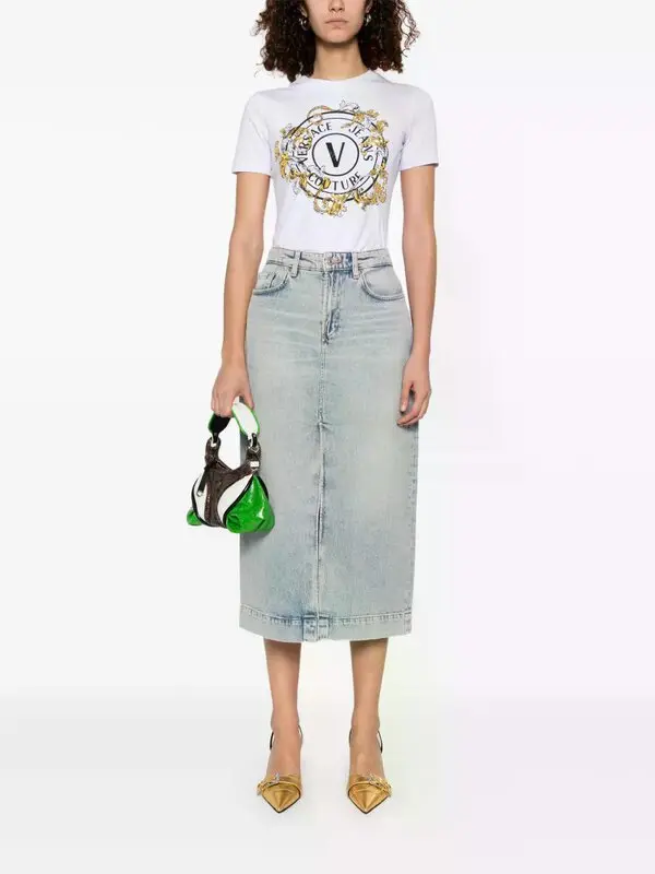 Versace Logo-print T-shirt - White