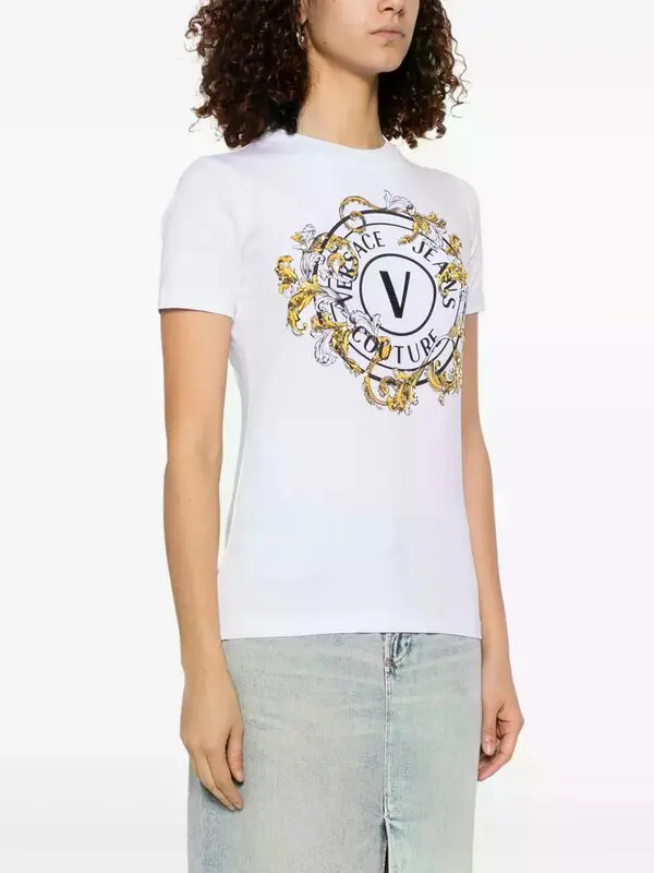 Versace Logo-print T-shirt - White