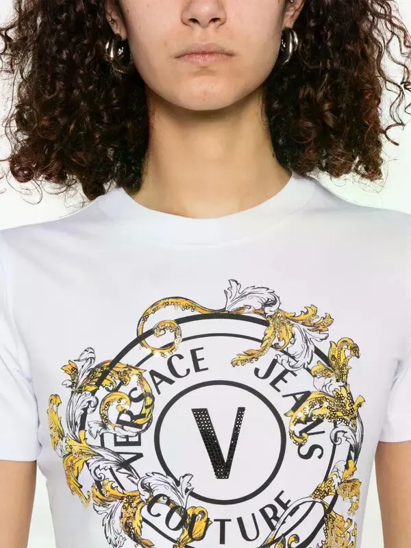 Versace Logo-print T-shirt - White