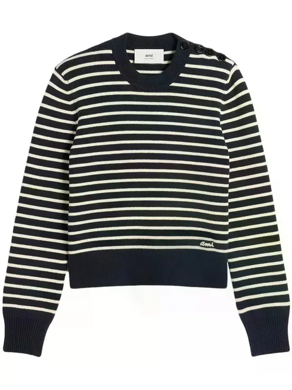 AMI Paris Striped Sweater