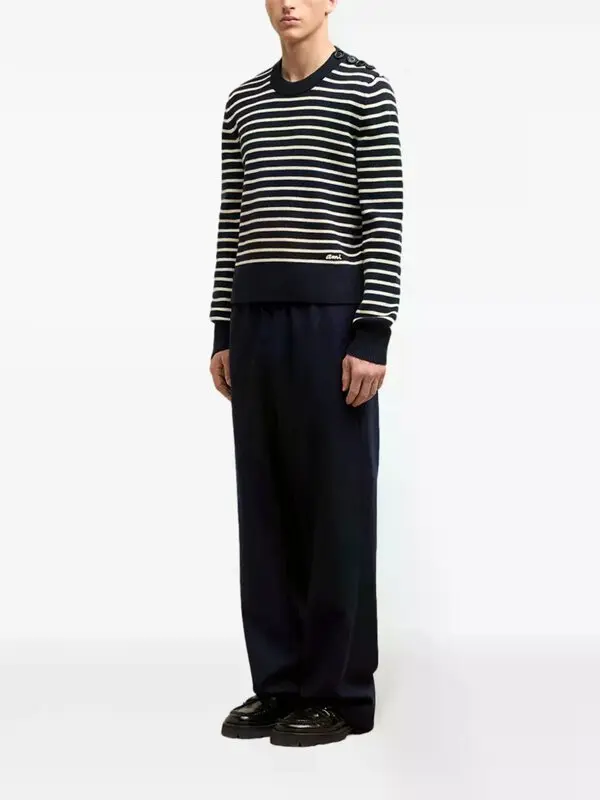 AMI Paris Striped Sweater