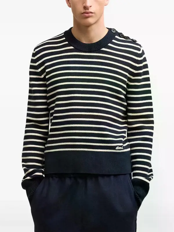 AMI Paris Striped Sweater