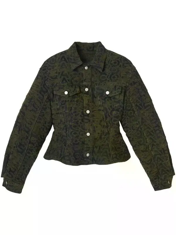 Marc Jacobs Monogram-print Flared Jacket