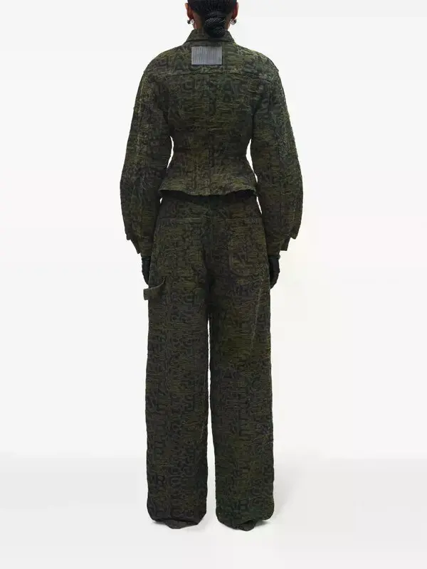 Marc Jacobs Monogram-print Flared Jacket
