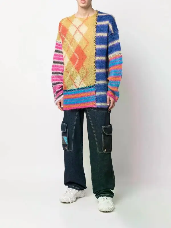 Marni Oversized Patchwork Jumper