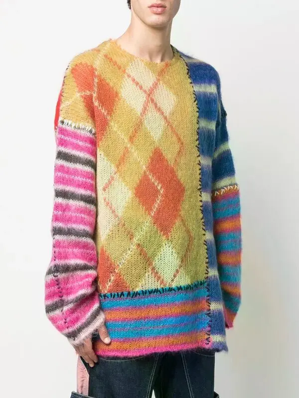 Marni Oversized Patchwork Jumper
