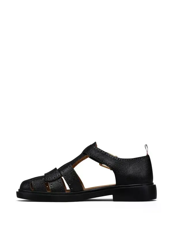 Thom Browne Pebbled Leather Fisherman Sandals