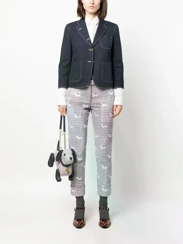 Thom Browne Sack-patch Cropped Jacket