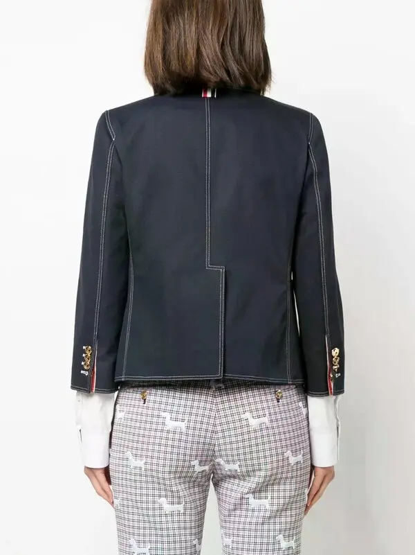 Thom Browne Sack-patch Cropped Jacket