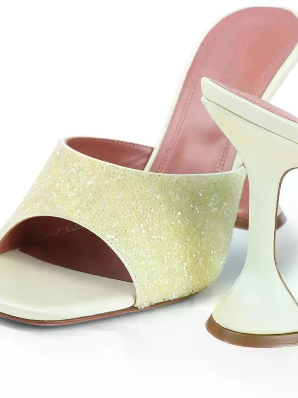 Amina Muaddi Lupita Heeled Sandals