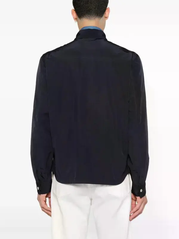 Brunello Cucinelli Logo-buttons Jacket - Blue