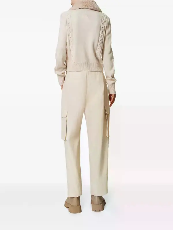 TWINSET Asymmetric Cargo Trousers