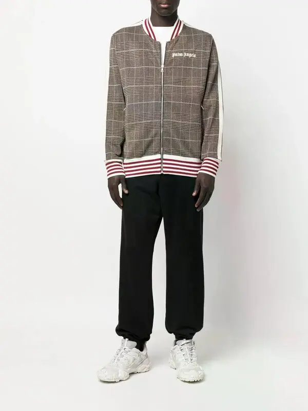 Palm Angels Checked Bomber Jacket