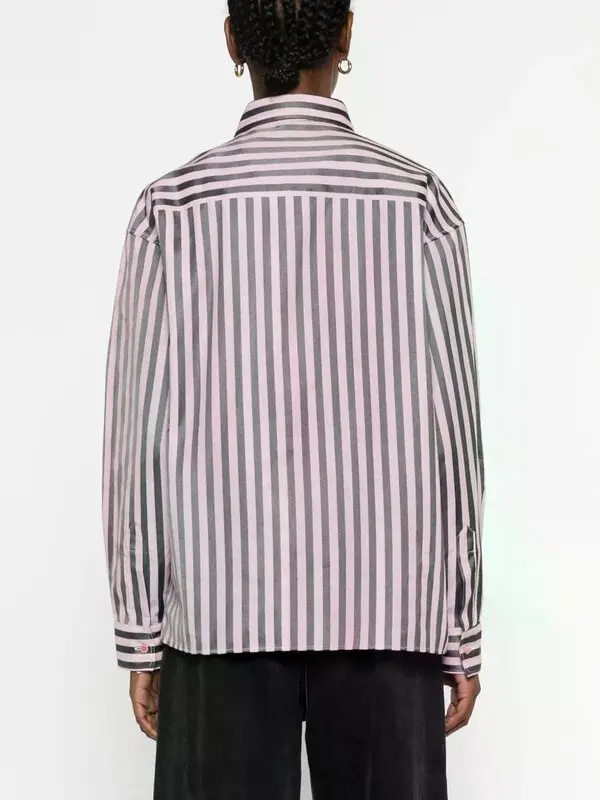 Etro Pegaso-embroidered Striped Shirt