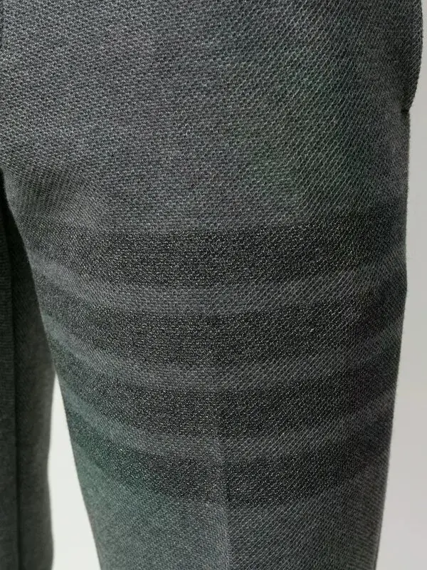 Thom Browne 4-bar Slim-fit Tonal Trousers
