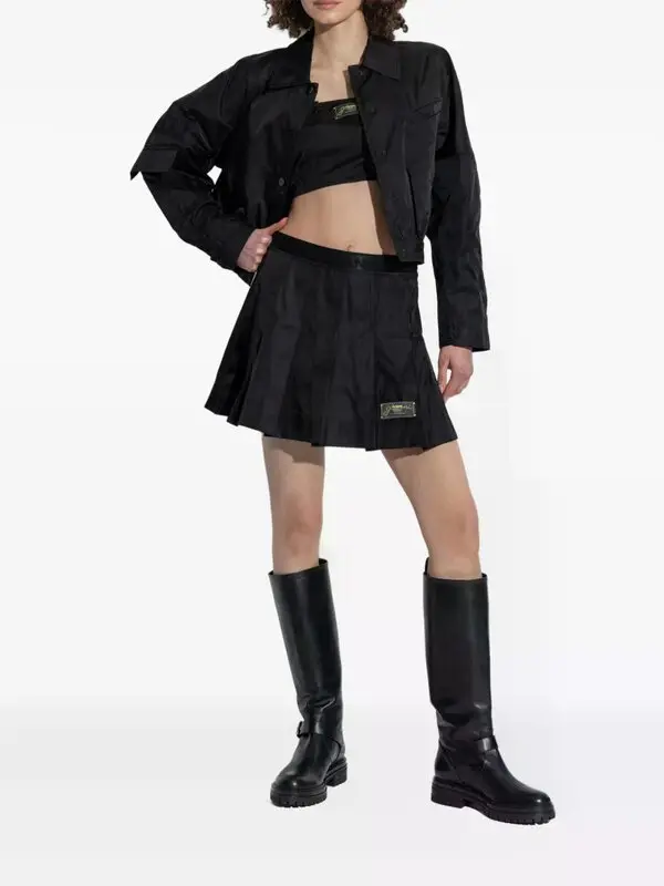 GANNI Logo-appliqué Bomber Jacket