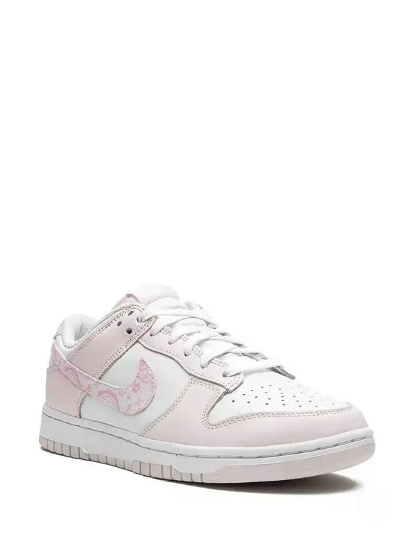 Nike Dunk Low Pink Paisley Sneakers - White