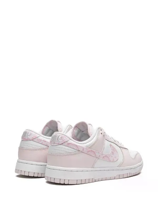 Nike Dunk Low Pink Paisley Sneakers - White