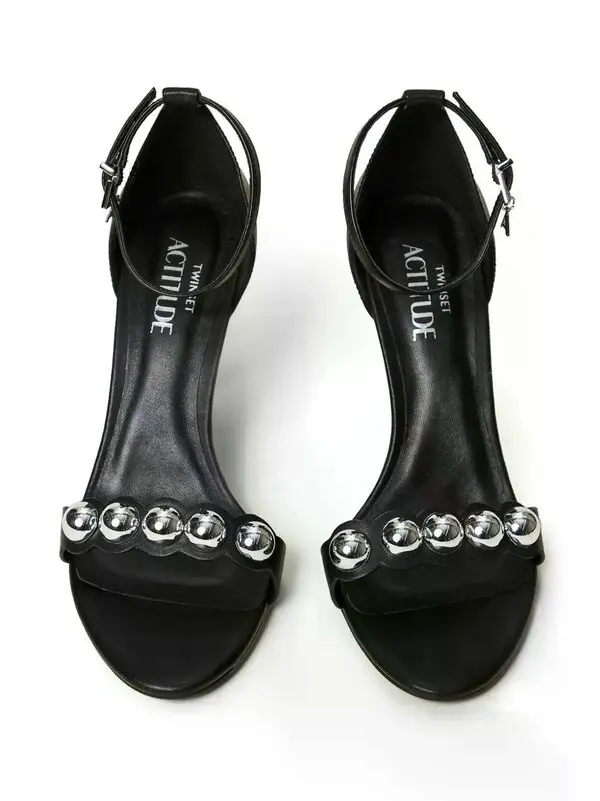 TWINSET 100mm Stud-embellished Sandals