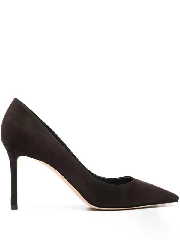JIMMY CHOO Romy 85mm Suede Pumps - Brown