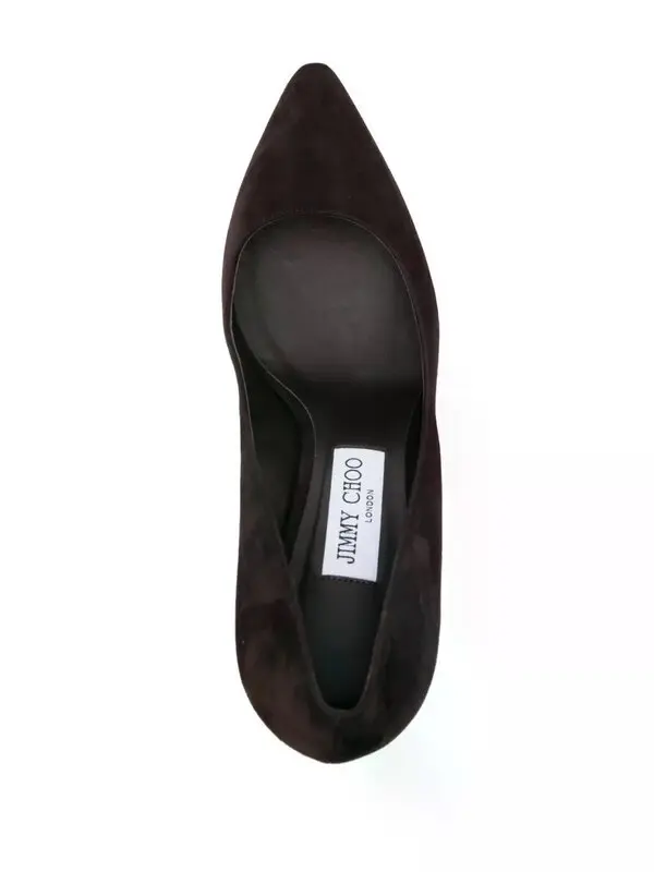 JIMMY CHOO Romy 85mm Suede Pumps - Brown