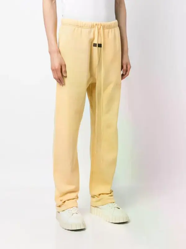Fear Of God Drawstring Cotton Track Pants - Yellow