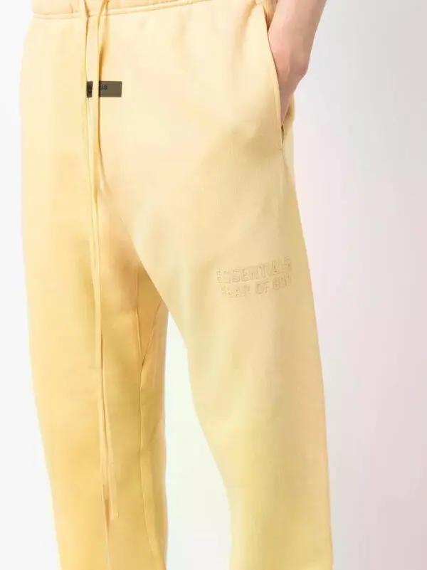 Fear Of God Drawstring Cotton Track Pants - Yellow